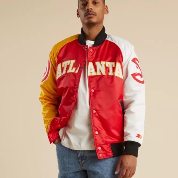 STARTER | Jackets & Coats | Starter Atlanta Hawks Starter Varsity ...